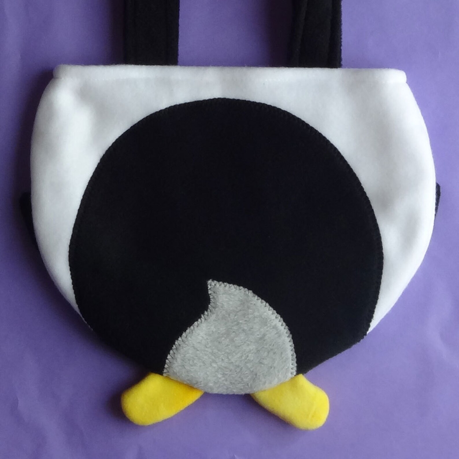 Penguin Purse, Penguin Bag, Toddler Girl Children Purse, Animal Fleece ...
