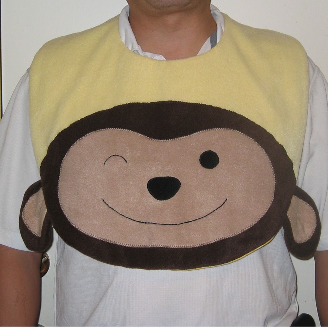Adult Monkey Bib, Adult Bib, Clothing Protector, Men and Women Adult ...