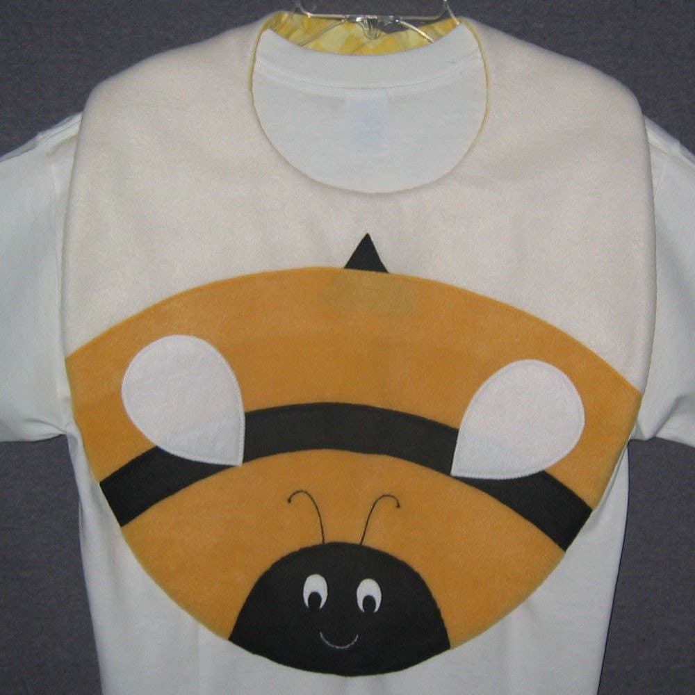 Adult Bee Bib, Adult Bib, Clothing Protector, Men and Women Adult Bib ...