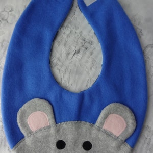 Mouse Bib Infant Baby Bib Year of the Rat Fleece Bib Animal - Etsy Canada