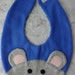 Mouse Bib Infant Baby Bib Year of the Rat Fleece Bib Animal - Etsy Canada