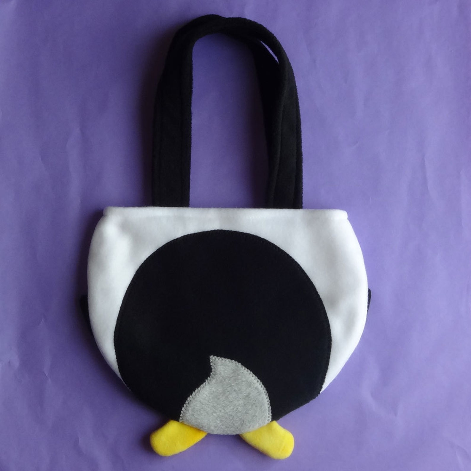 Penguin Purse, Penguin Bag, Toddler Girl Children Purse, Animal Fleece ...