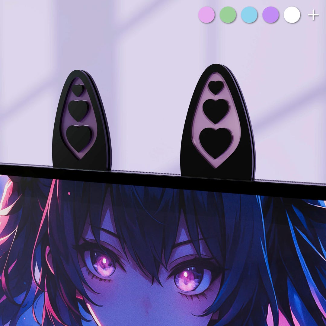 Screen Ears, Bunny Ears for Monitors, Kawaii Bunny Ears, Cute PC Gaming ...