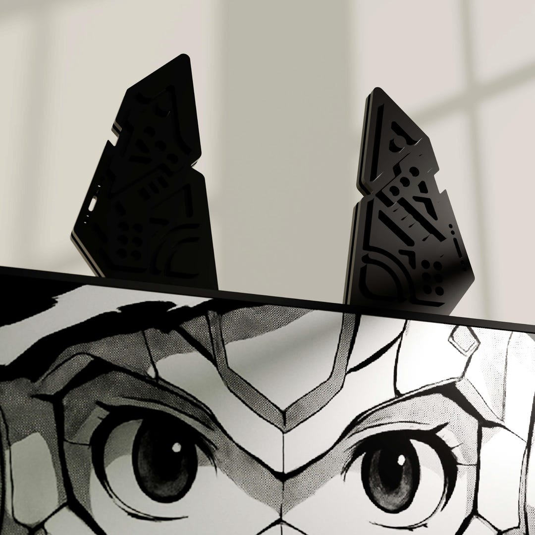 Mecha Screen Ears – Cyberpunk Monitor Decor, PC Accessories - Etsy