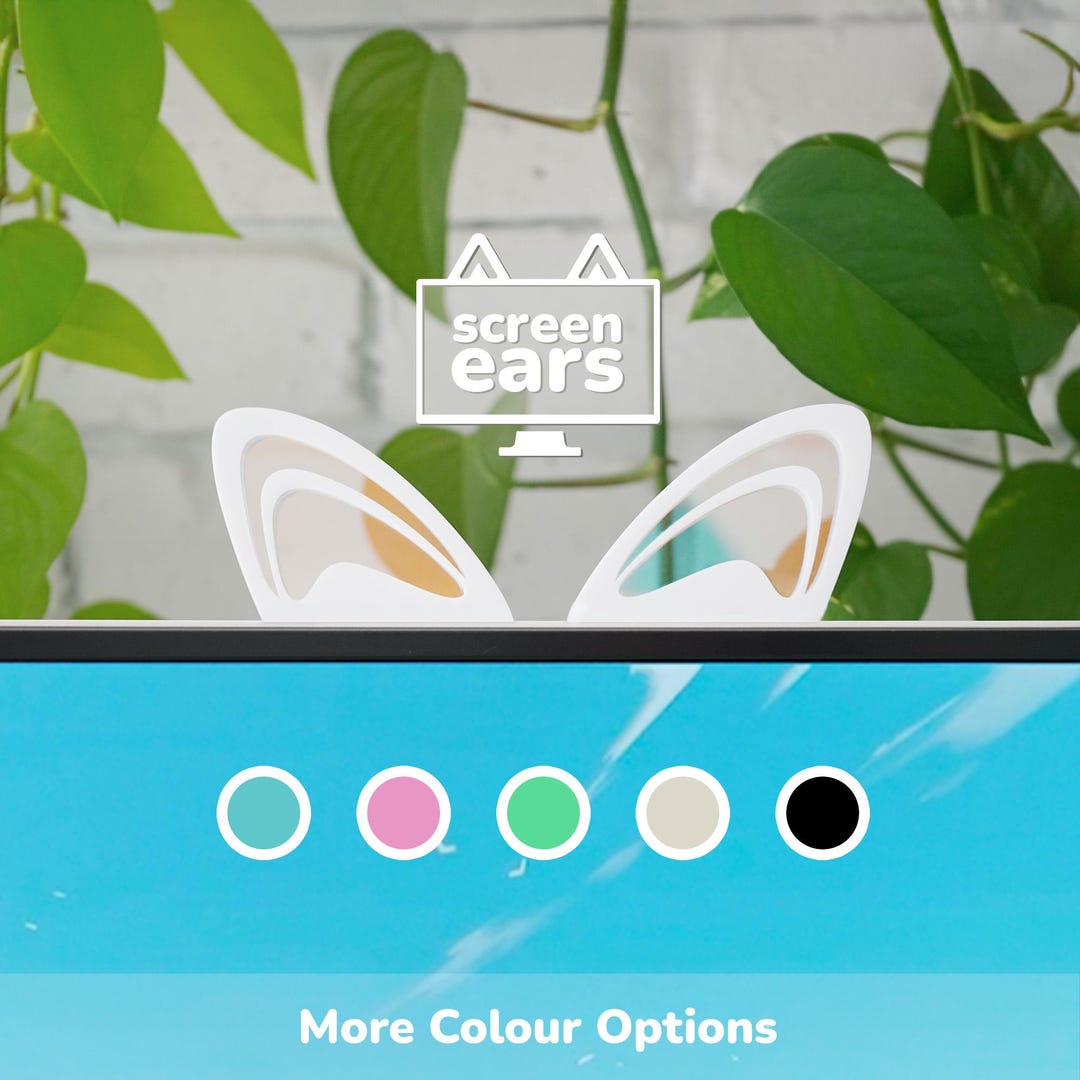 Screen Toppers | Cute Cat Ears for Screens & Monitors | Screen Ears ...