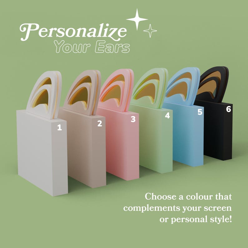 Screen Toppers Cute Cat Ears for Screens & Monitors Screen Ears ...