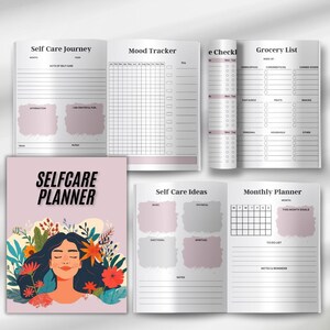 Self Care Planner, Daily Wellness Journal, Mental Health Tracker ...