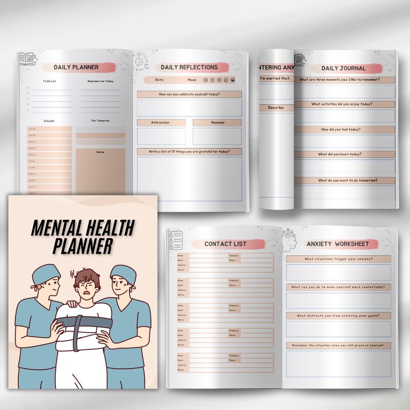 Mental Health Planner - Etsy