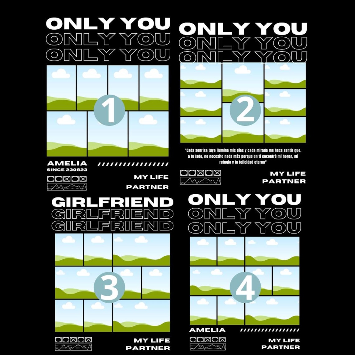 4 Plantillas Camisa Only You, camisa de novia, Tshirt Girlfriend , Only You png, Valentines png ...