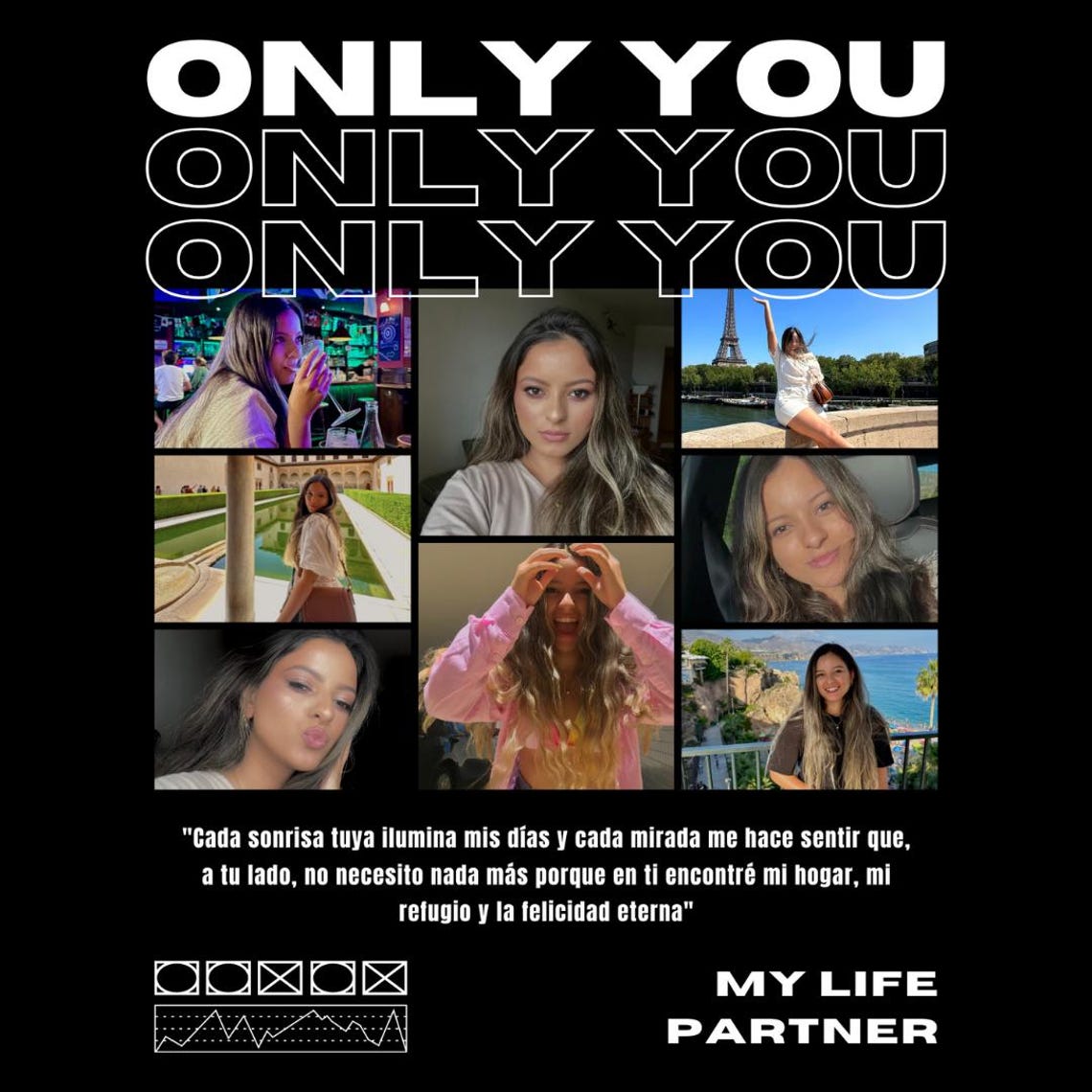 4 Plantillas Camisa Only You, camisa de novia, Tshirt Girlfriend , Only ...