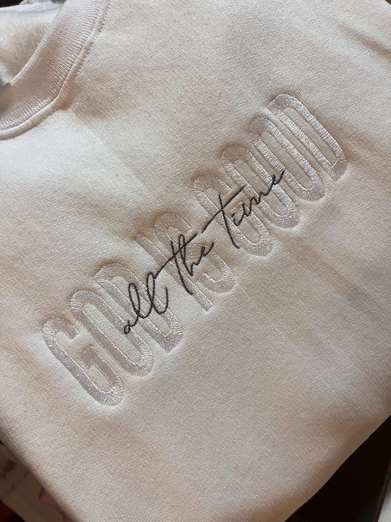 Inspirational God is Good All the Time Embroidered Sweatshirt – Faith ...