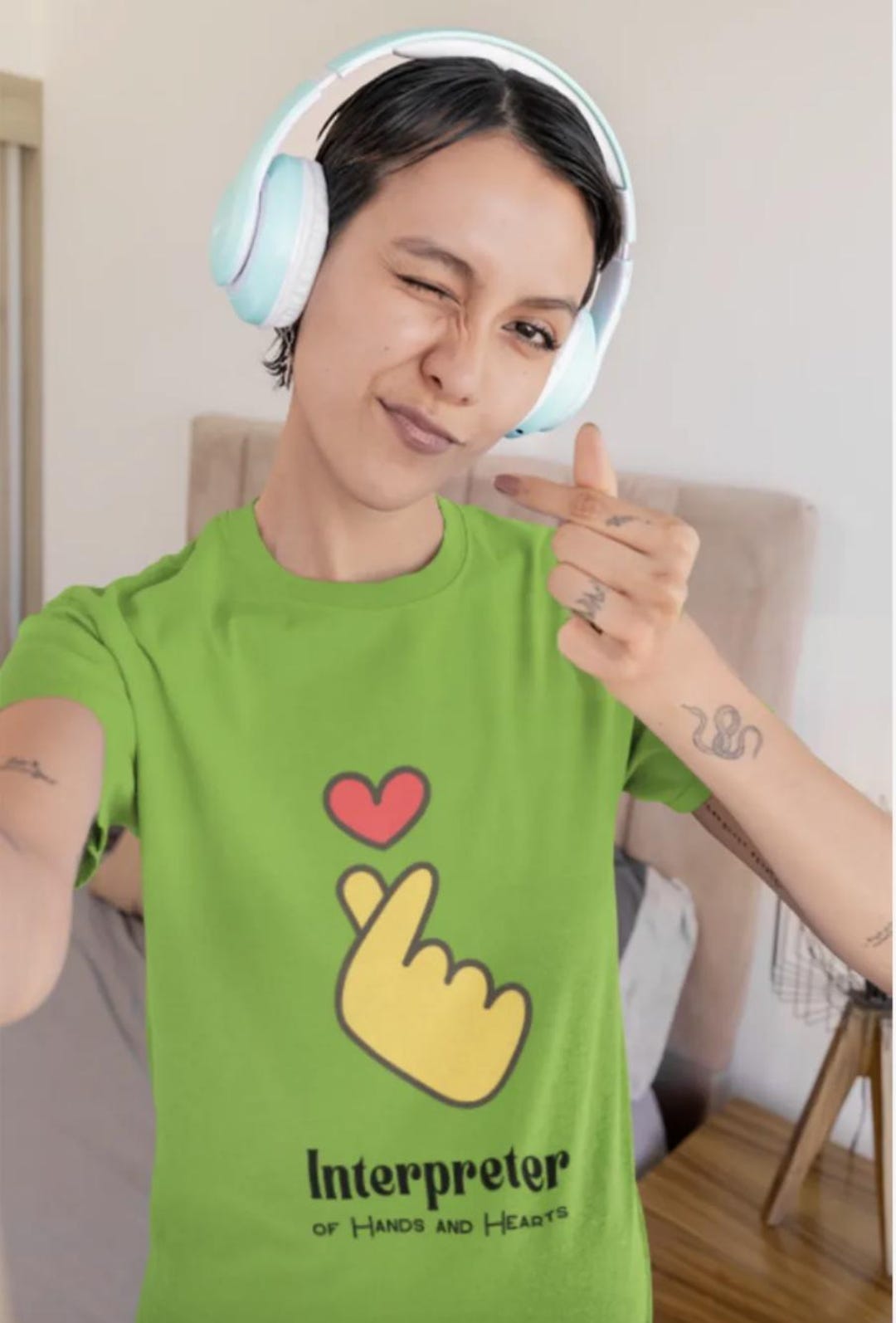 Sign Language Interpreter T-shirt, Interpreter of Hands and Hearts Tee ...