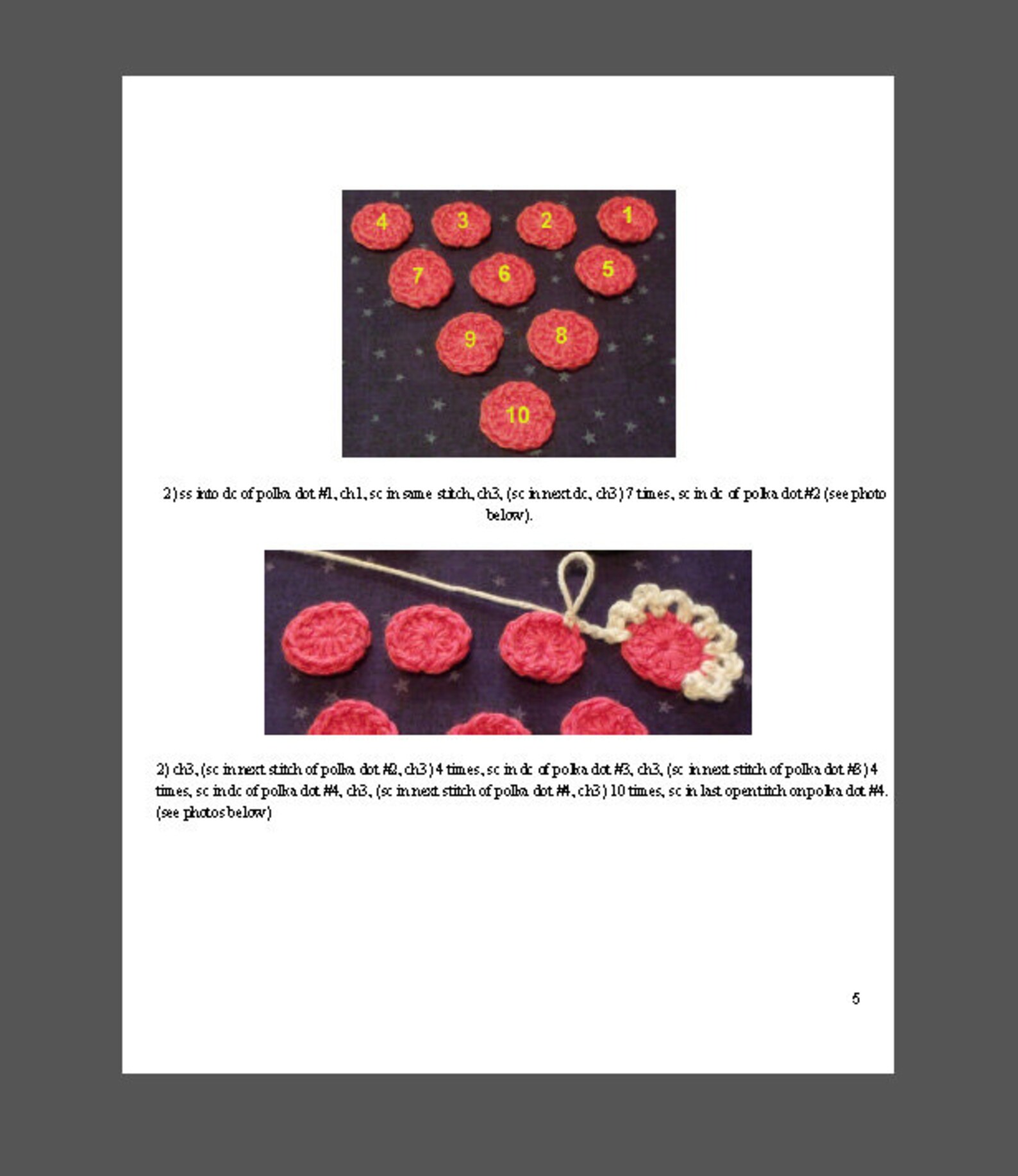Crochet Garland Pattern Tutorial Crochet Bunting Banner Yo-yos Crochet ...