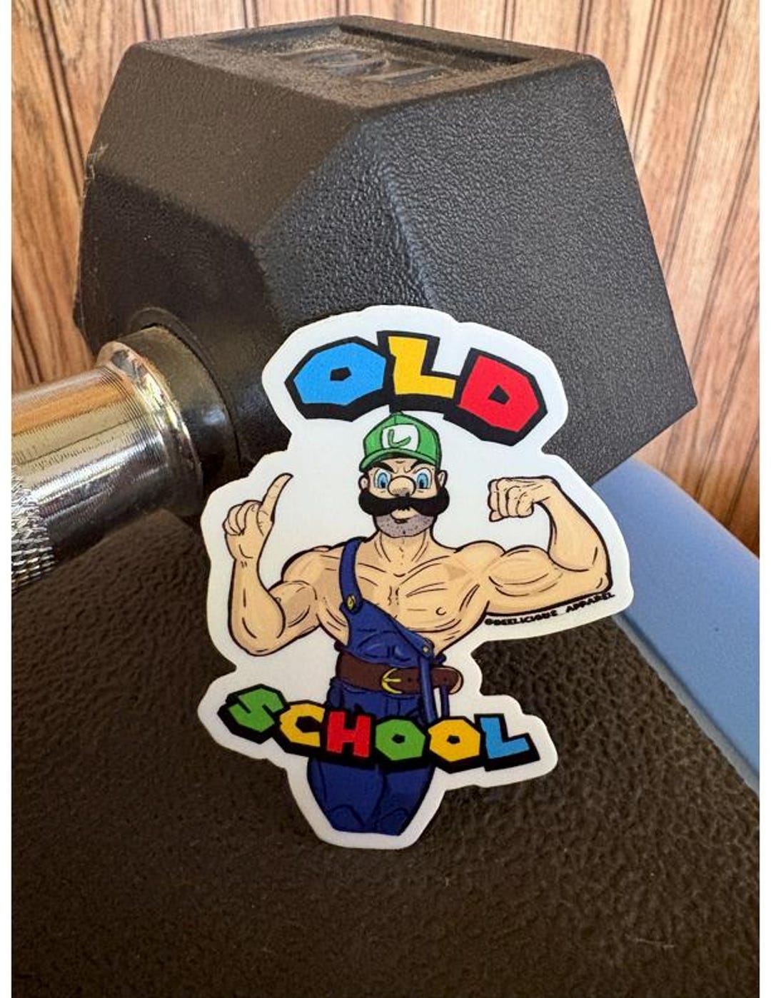 Old School Luigi Sticker - Etsy