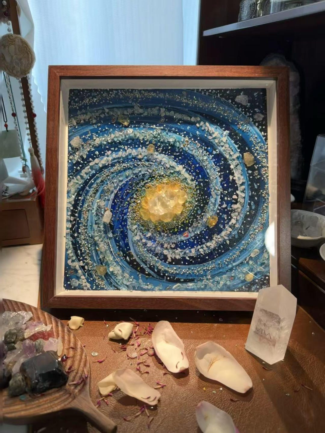 High Vibration Cosmic Energy Art - Healing Crystal Painting for ...