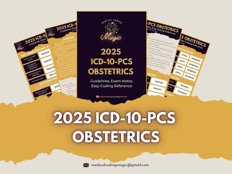 2025 ICD-10-PCS Obstetrics Cheat Sheet: Medical Coding Study Guide (digital Download) - Etsy