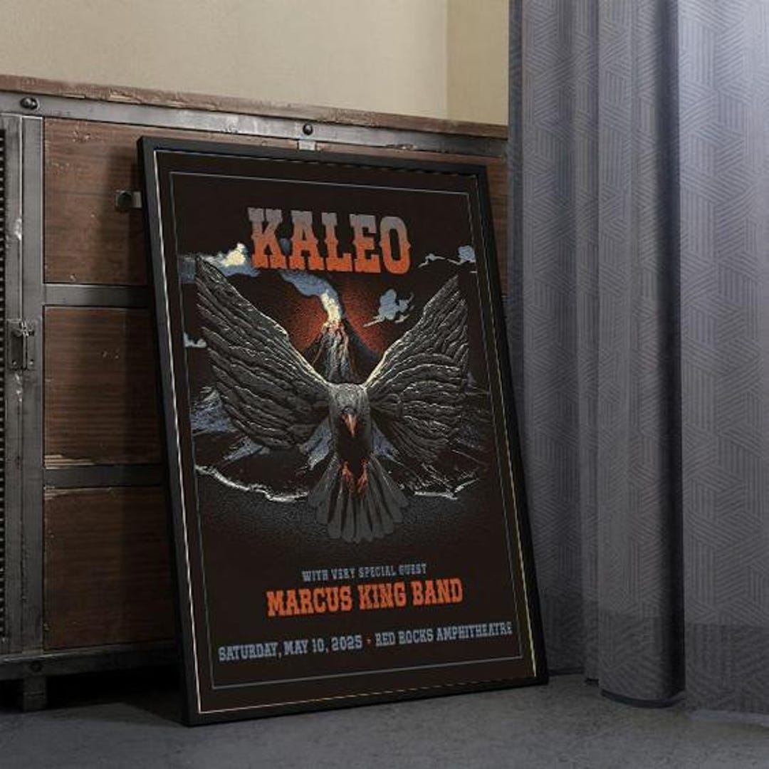 Kaleo Red Rocks Amphitheatre Morrison, CO May 10 2025 Tour Poster - Etsy
