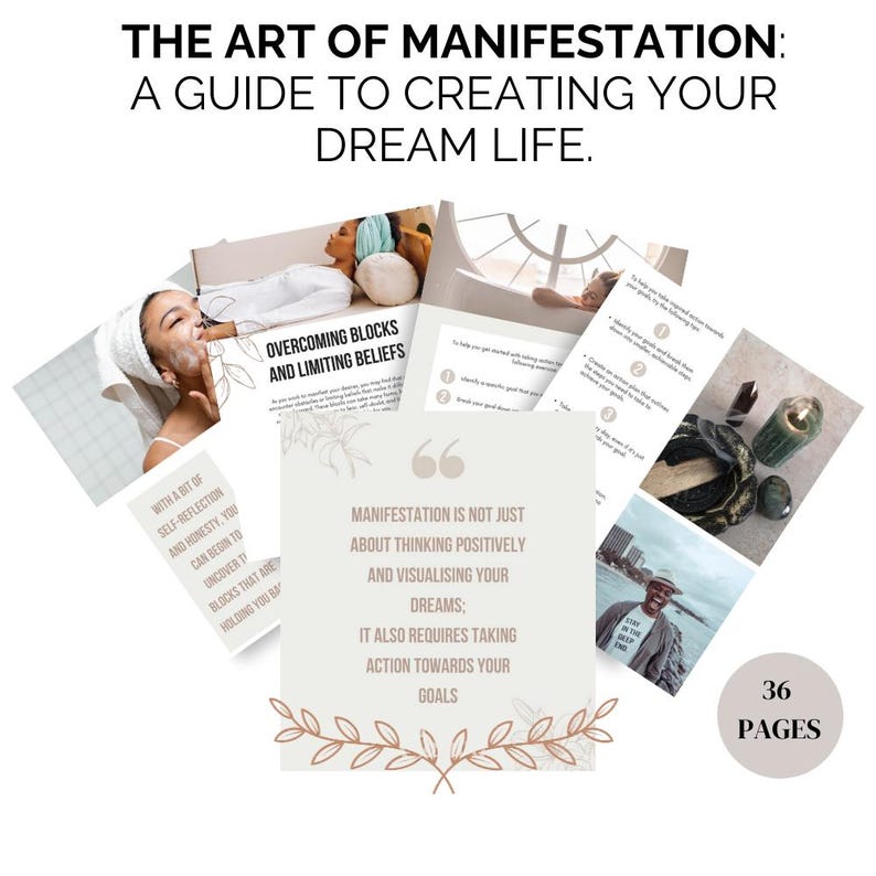 The Art of Manifestation: Printable Guide to Attracting Abundance ...