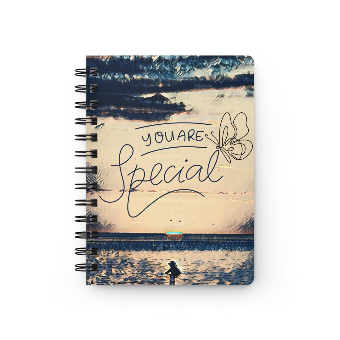 Notebook You Are Special, Ocean Sunset Spiral Bound Journal, Personal ...
