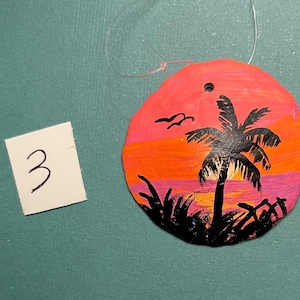 Sand Dollar With Painted Beach or Ocean Scene . Gift for the Ocean ...