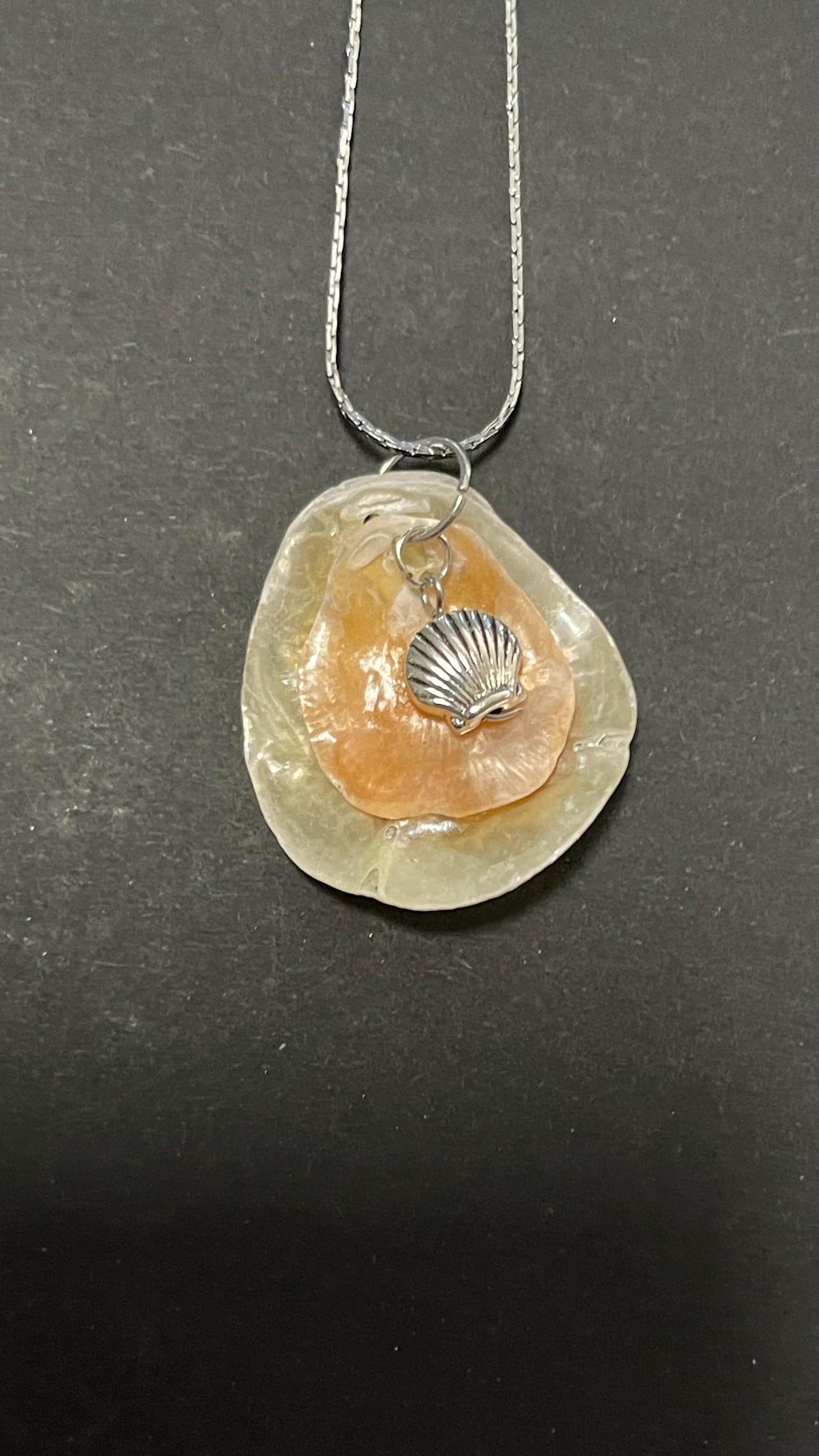 Genuine Natural Jingle Shell Necklace. Sanibel Island Shells With Charm ...