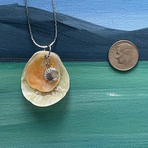 Genuine Natural Jingle Shell Necklace. Sanibel Island Shells With Charm ...