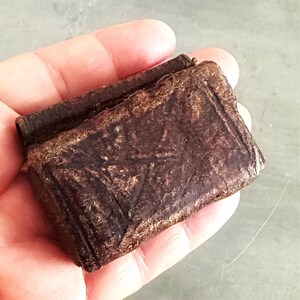 Antique Leather Ethiopian Kitab Pendant Each Amulet - Etsy