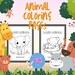 Cute Baby Land Animal Coloring Pages | Animal Puzzle | Print and Go ...