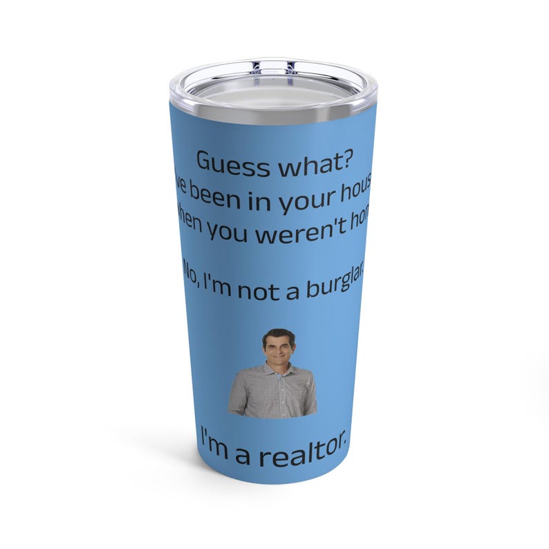 Phil Dunphy Realtor Tumbler 20oz Blue - Etsy