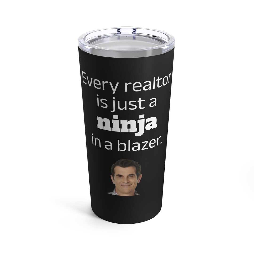 Phil Dunphy Ninja Realtor Tumbler 20oz Black With White - Etsy