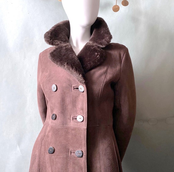 Vintage Jet Set 1970s Lambskin Shearling Coat Sawyer … - Gem