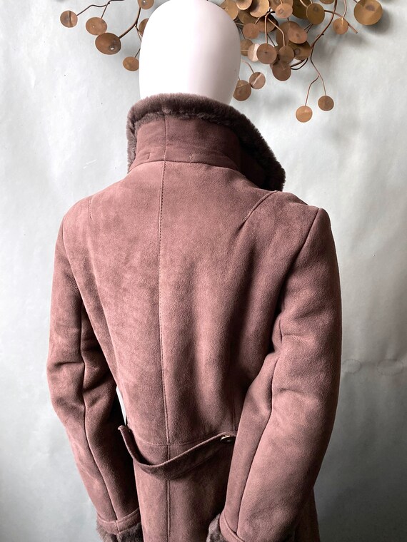 Vintage Jet Set 1970s Lambskin Shearling Coat Sawyer … - Gem