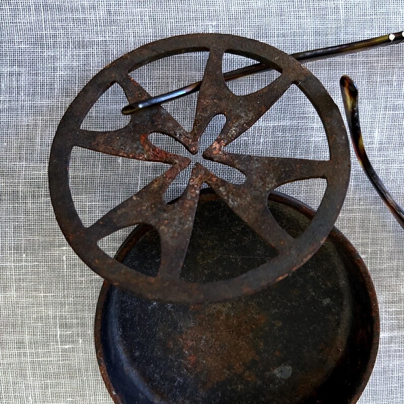 1960s 70s Cast Iron Tokaido Incense Burner Ashtray - MCM Japanese Mid ...