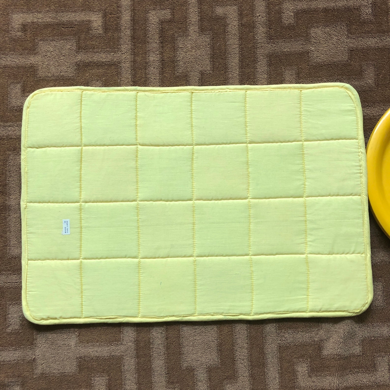 Vintage Place Mats 1970s Dead Stock Thai Batik Quilted Preppy Beach ...