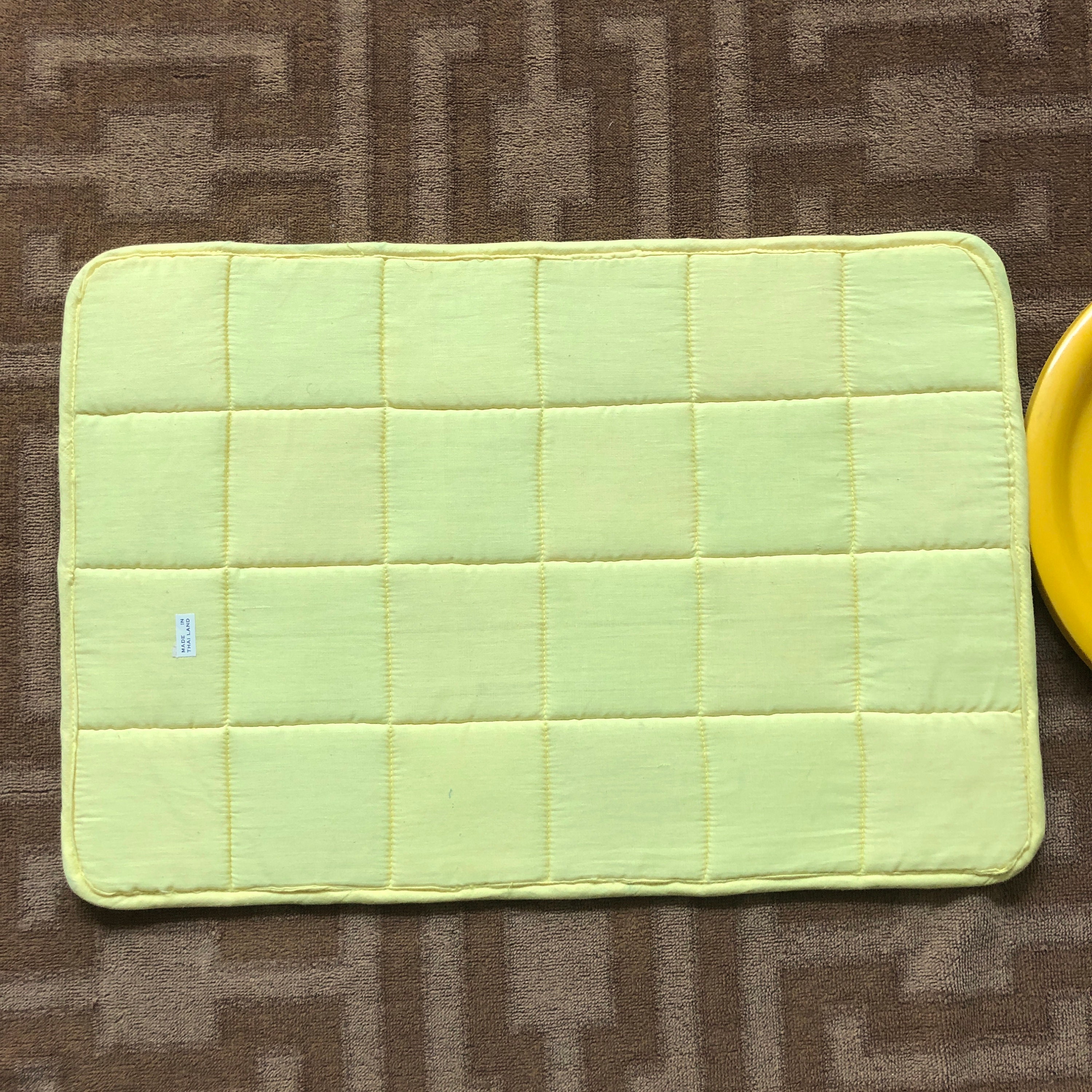 Vintage Place Mats 1970s Dead Stock Thai Batik Quilted Preppy Beach ...