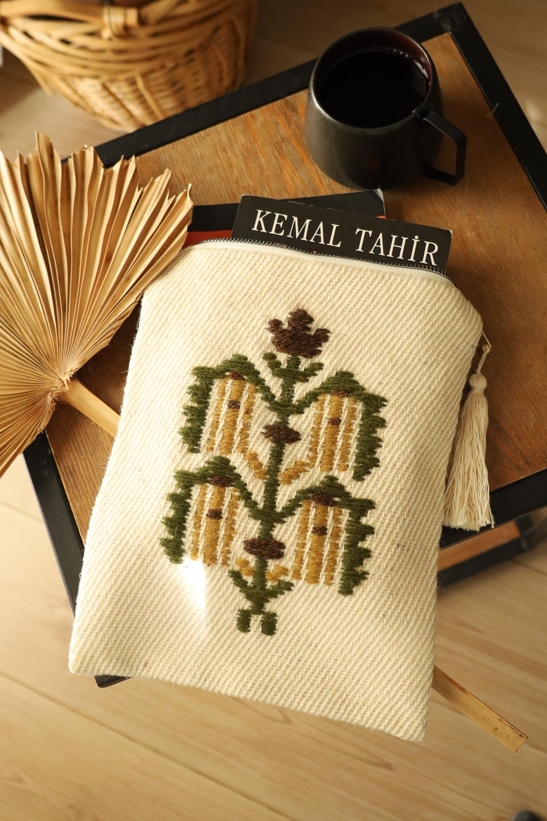 Handmade Tree of Life Book Cover Eco-friendly Wool Sleeve, Unique Gift ...