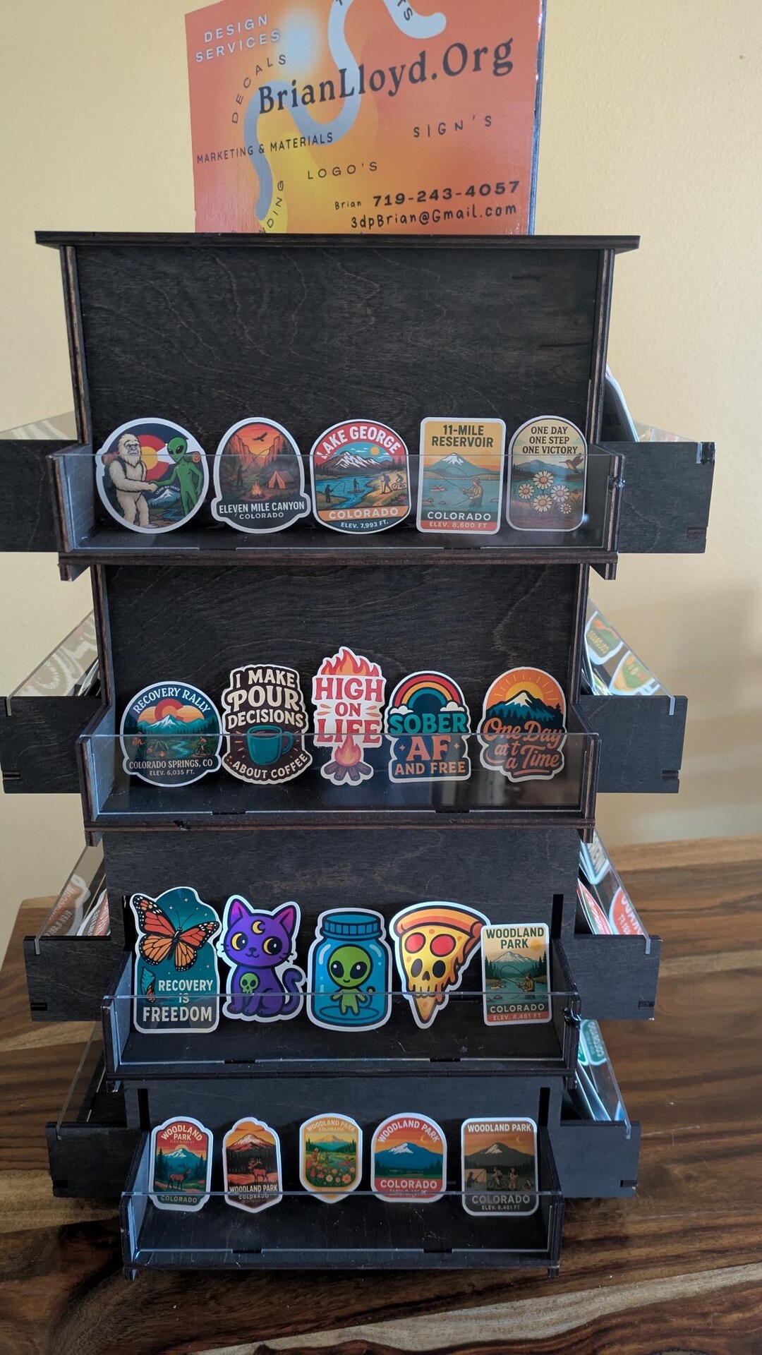 Wholesale Sticker Display Racks, Retail Sticker Racks for Gift Shops ...