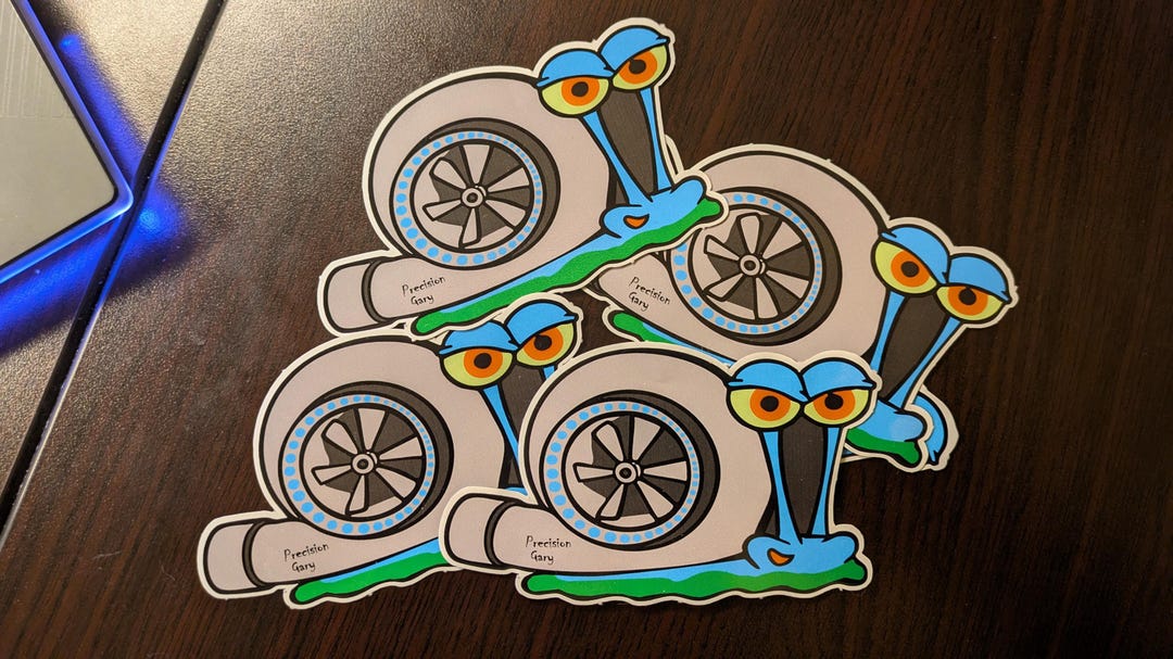 Spongebob Gary the Snail “turbo Gary” Custom Stickers Jdm Car Window ...