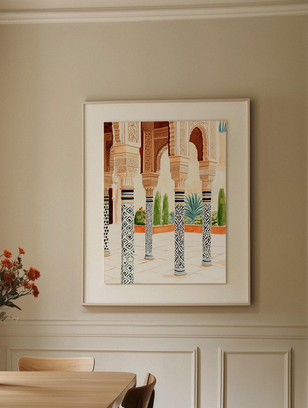 Alhambra De Granada Art Print – Vintage Travel Poster Spain Art Print ...