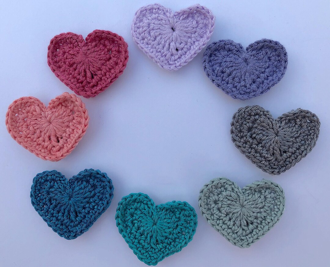 Handmade Crochet Heart Magnet | Fridge Magnet | Refrigerator Magnet - Etsy