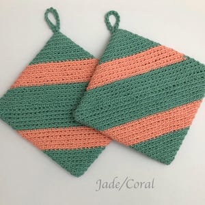 Hot Flash Hot Pads Handmade Crochet Potholder - Etsy