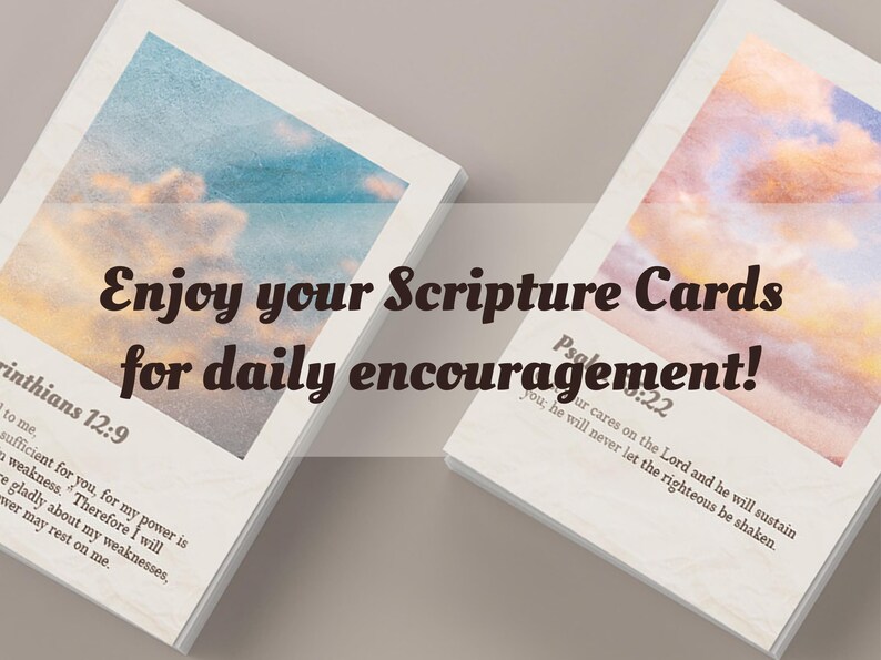 30 Bible Verse Cards NIV: Scripture Encouragement (printable) - Etsy