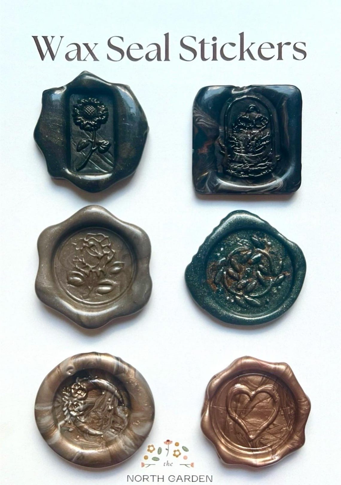 Wax Seal Sticker Set - Etsy
