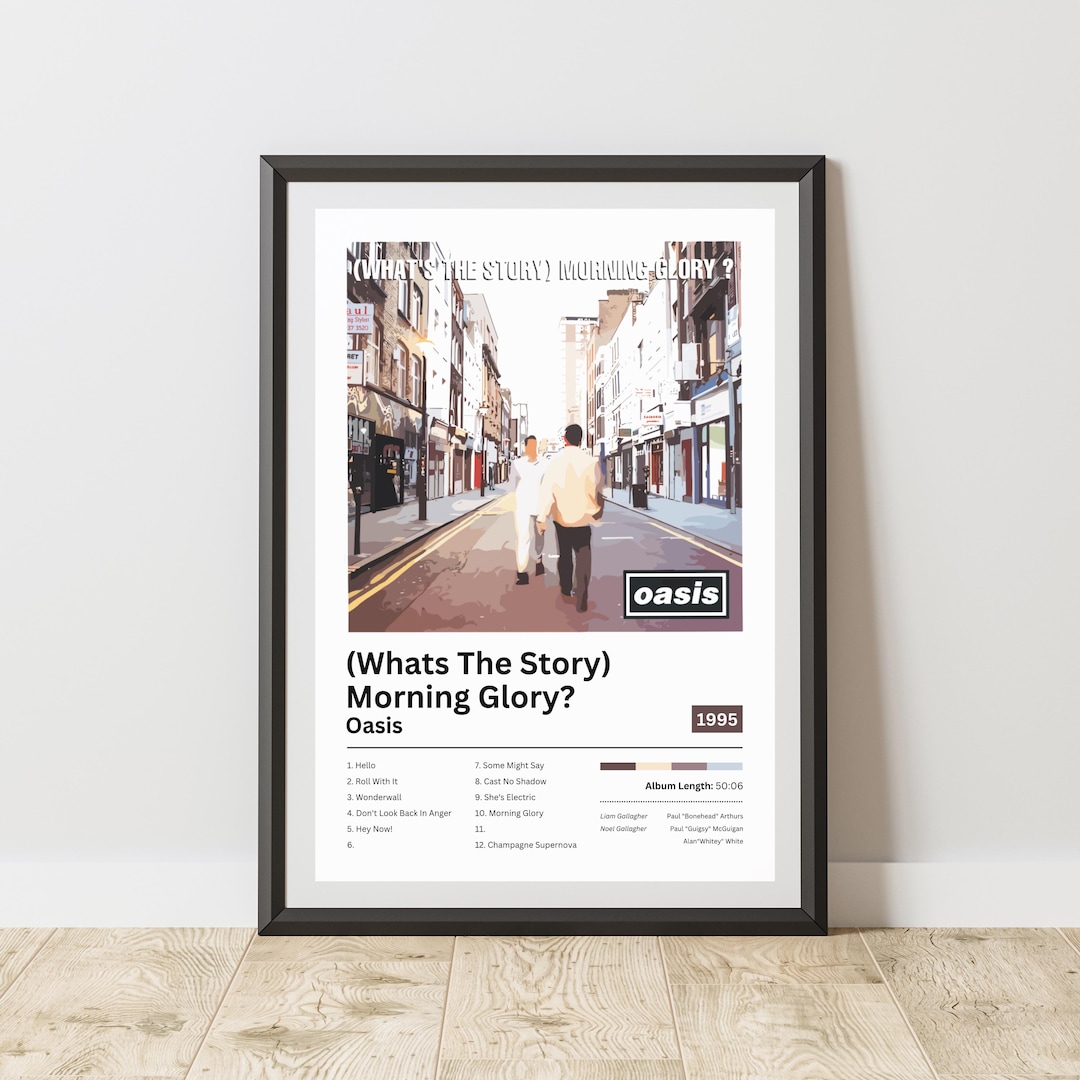 What's the Story Morning Glory - Oasis. Digital Vector Illustration ...