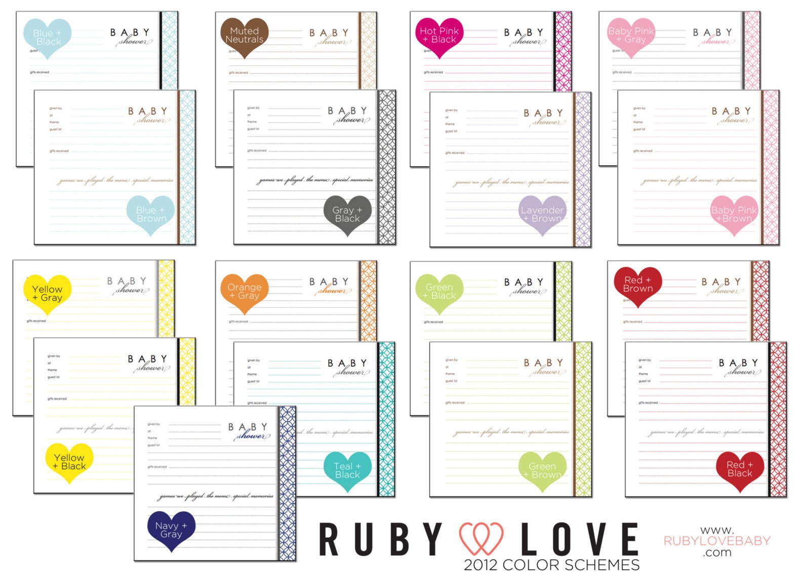 Personalize Your Ruby Love Baby Book Baby Memory Book - Etsy