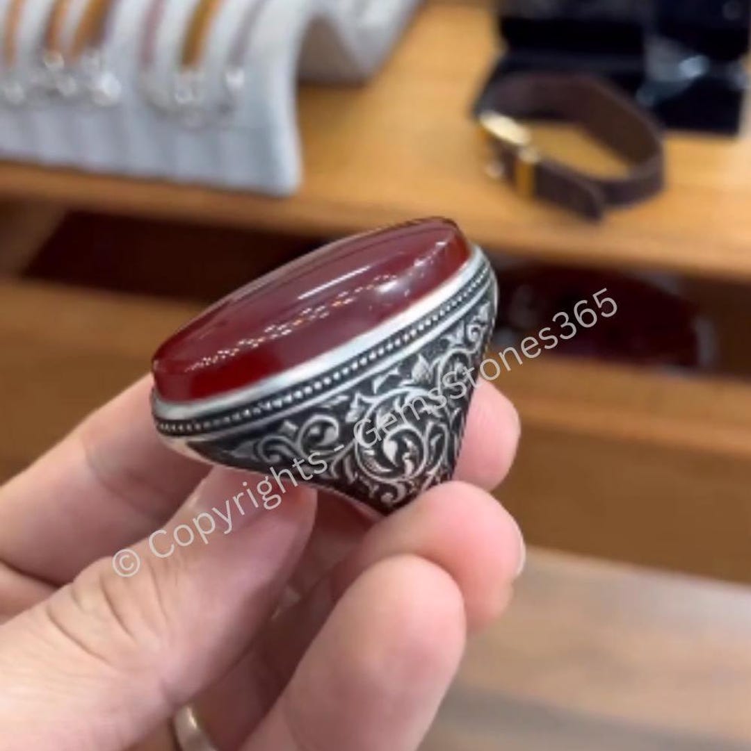 Original Red Yemeni Aqeeq Genuine Red Aqeeq Real Yemeni Aqeeq Akik ...