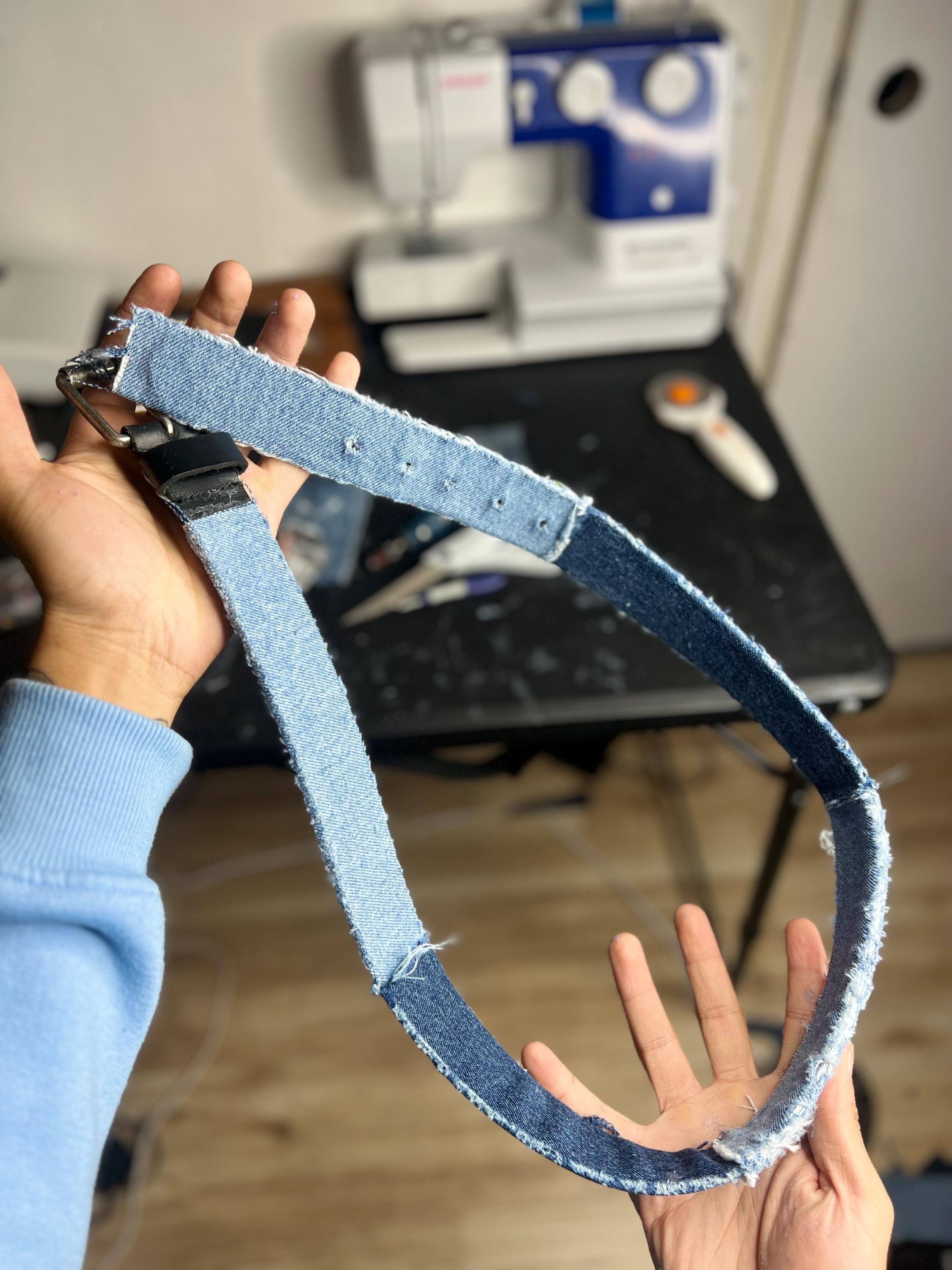 Custom Denim Belt - Etsy