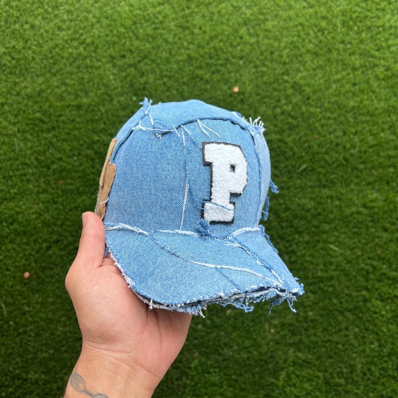 Custom Denim Hat - Etsy