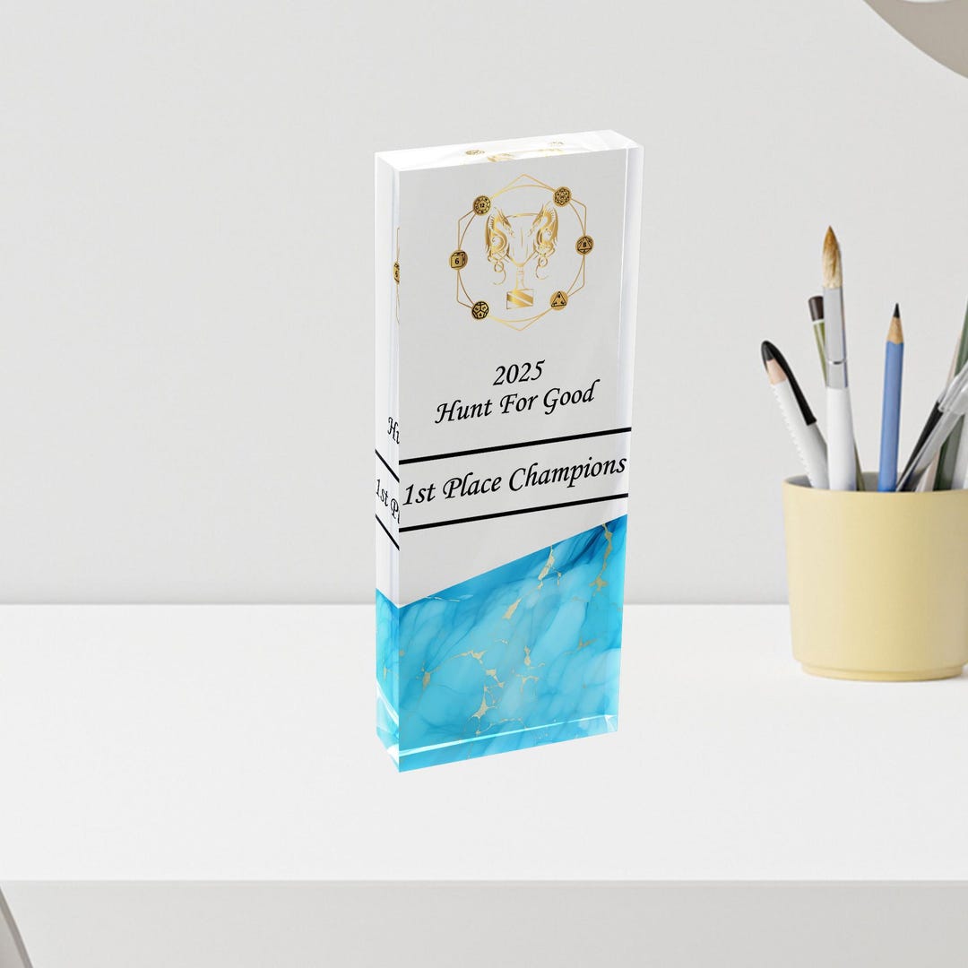 Trophy Award, Personal Award Plaque, Clear Award Plaque, Custom Award ...