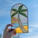 Stained Glass PATTERN - Island Life - DIGITAL Download - Beach Lover ...